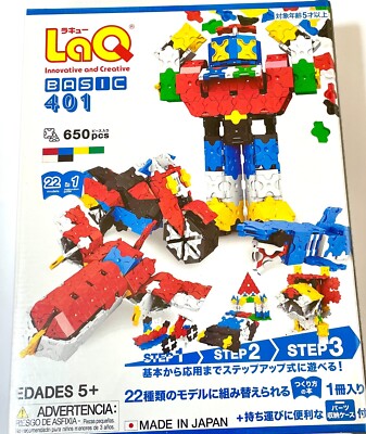 LaQ Basic 401 Building Blocks Set 650pcs MADE IN JAPAN from Japan | eBay