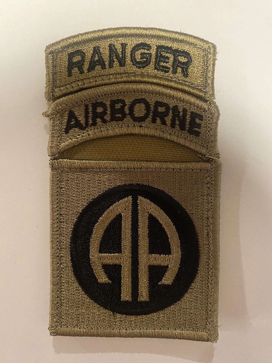 82nd Airborne Patch With Ranger Tab