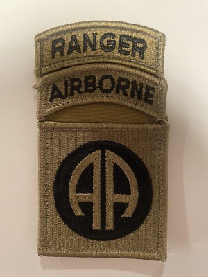 Ocp 82nd Airborne Patch Airborne Tab And Ranger Tab Sewing Together ...