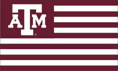 Texas A&M Aggies NCAA Football Flag Banner - 3X5 FT - USA GIG'EM ATM ...