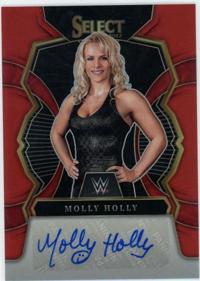 2023 Panini Select WWE - Signatures Molly Holly #SG-MHL Red Prizm /60 ...