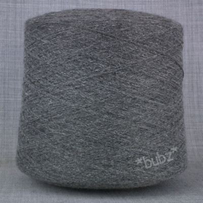 SUPER SOFT WOOL BLEND 3 PLY 500g CONE SCHOOL GREY HAND & MACHINE ...