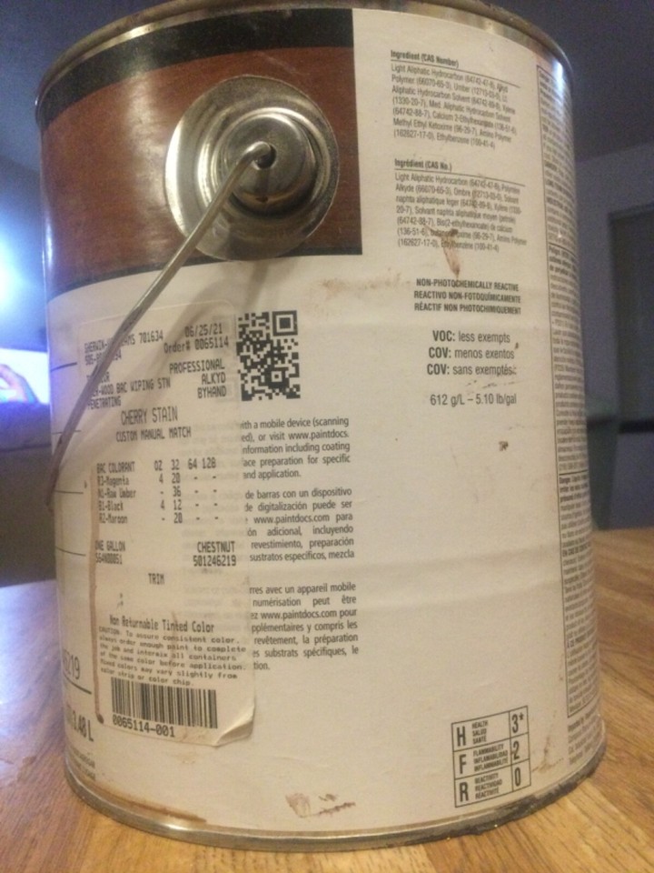 Sherwin Wlliams Sher-Wood BAC Wiping Stain 1 Gallon (Cherry) | eBay