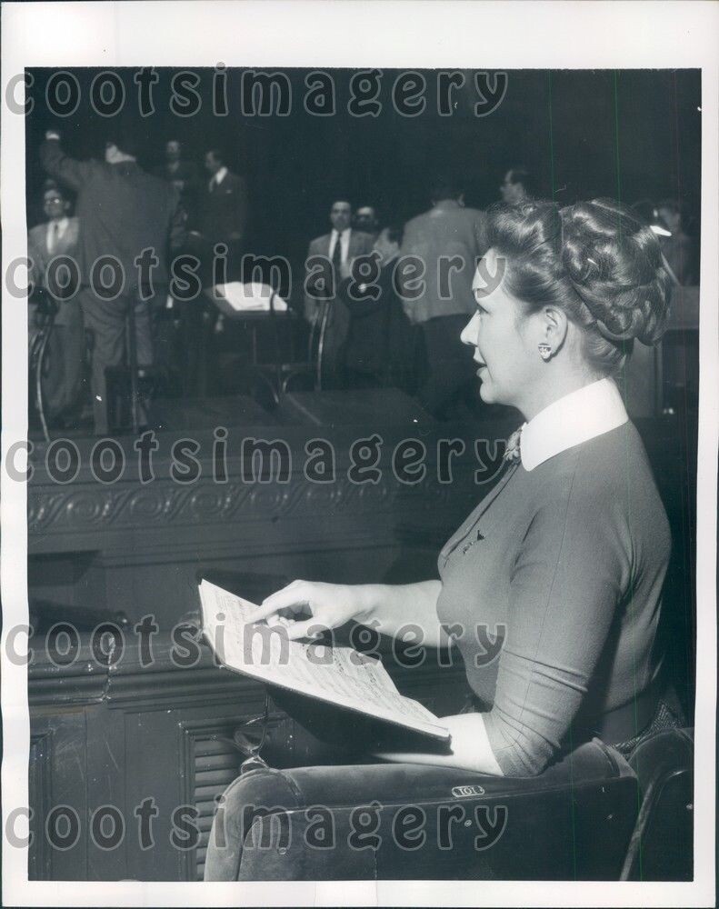 1953 Pretty Metropolitan Opera Singer Heidi Krall Press Photo | eBay