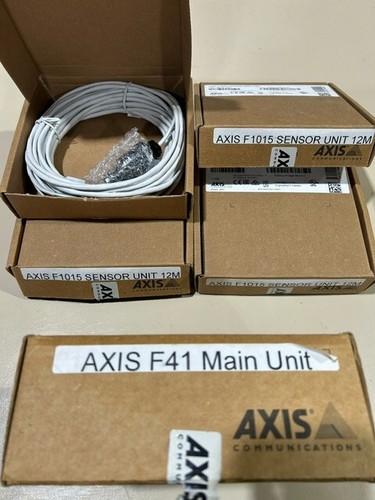 4 AXIS F1015 Sensor Unit 12M Cameras And 1 Axis F41 Main Unit | eBay