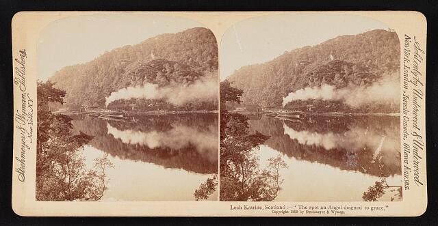 Photo:Loch Katrine, Scotland: - The spot an angel deigned to grace 1899 ...