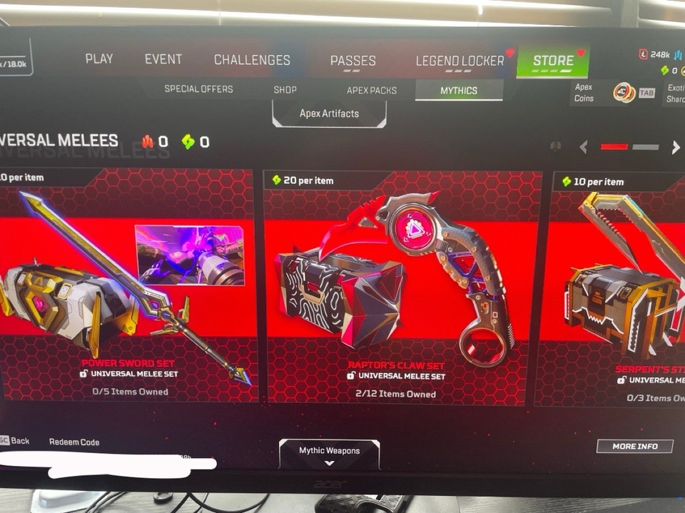 Apex Legends S16 Pred Acc | 4 Heirlooms | Prestige Skin | 3Masters ...