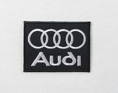 AUDI Motorsport BLACK Iron or sew on embroidered patch A1 A2 A3 A4 A5 ...