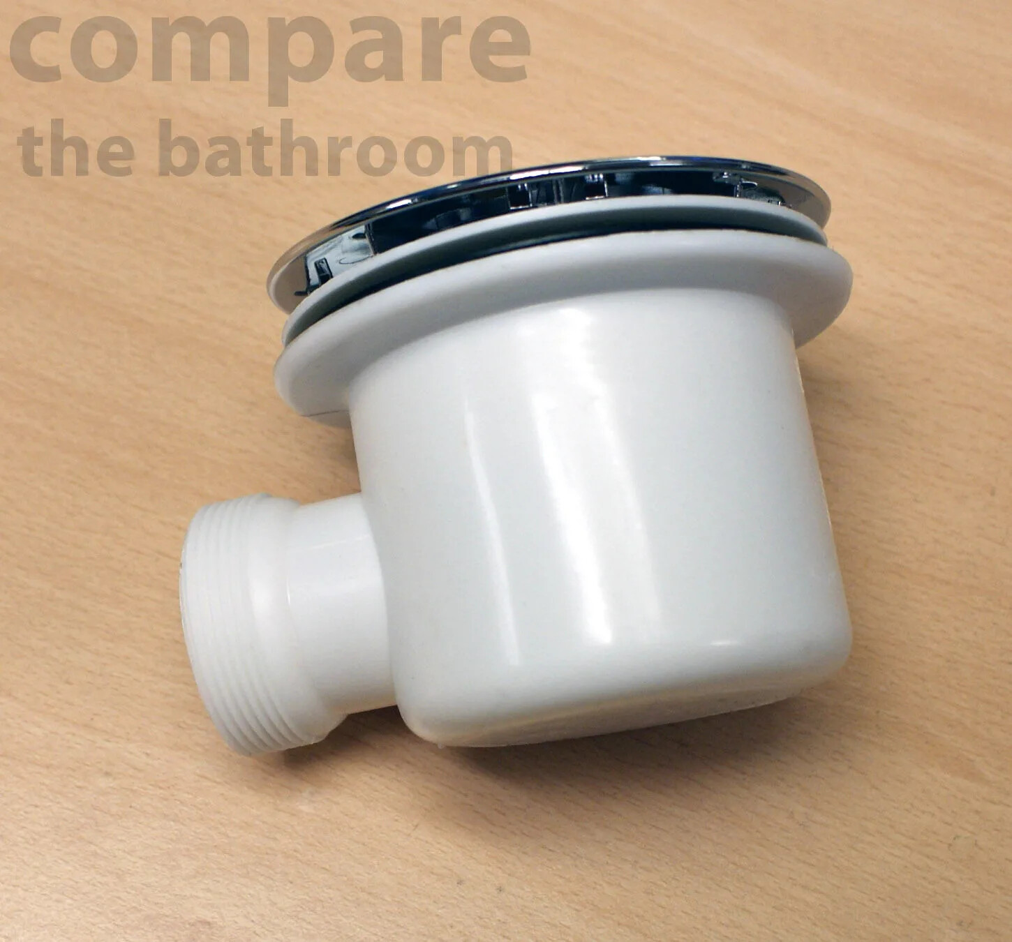 90mm High Flow Shower Waste Chrome Bulk Buy Option Equates to £5.00 ...