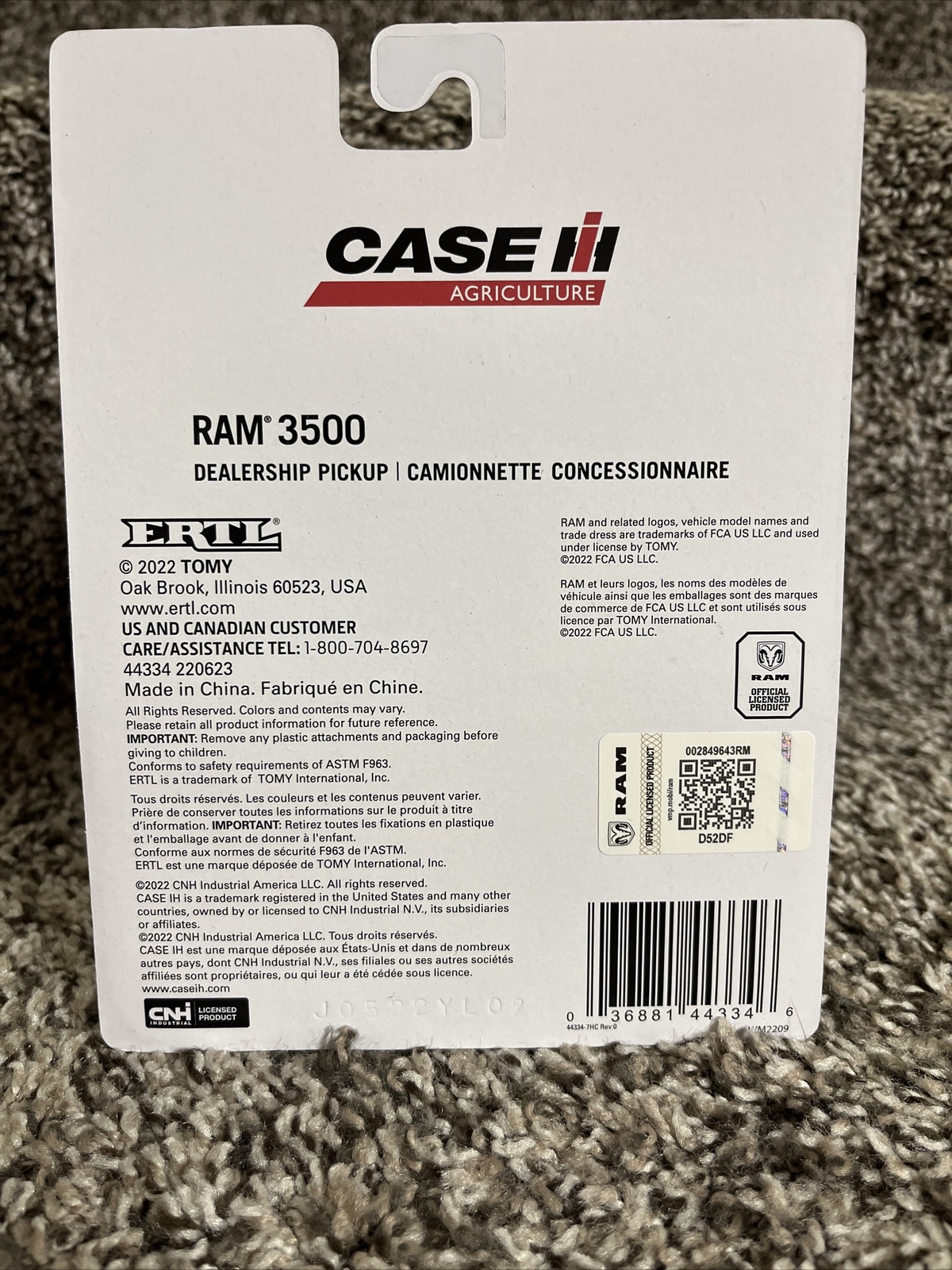 2022 ERTL 1/64 Case IH RAM 3500 Big Horn Dealership Pickup NEW!!! | eBay