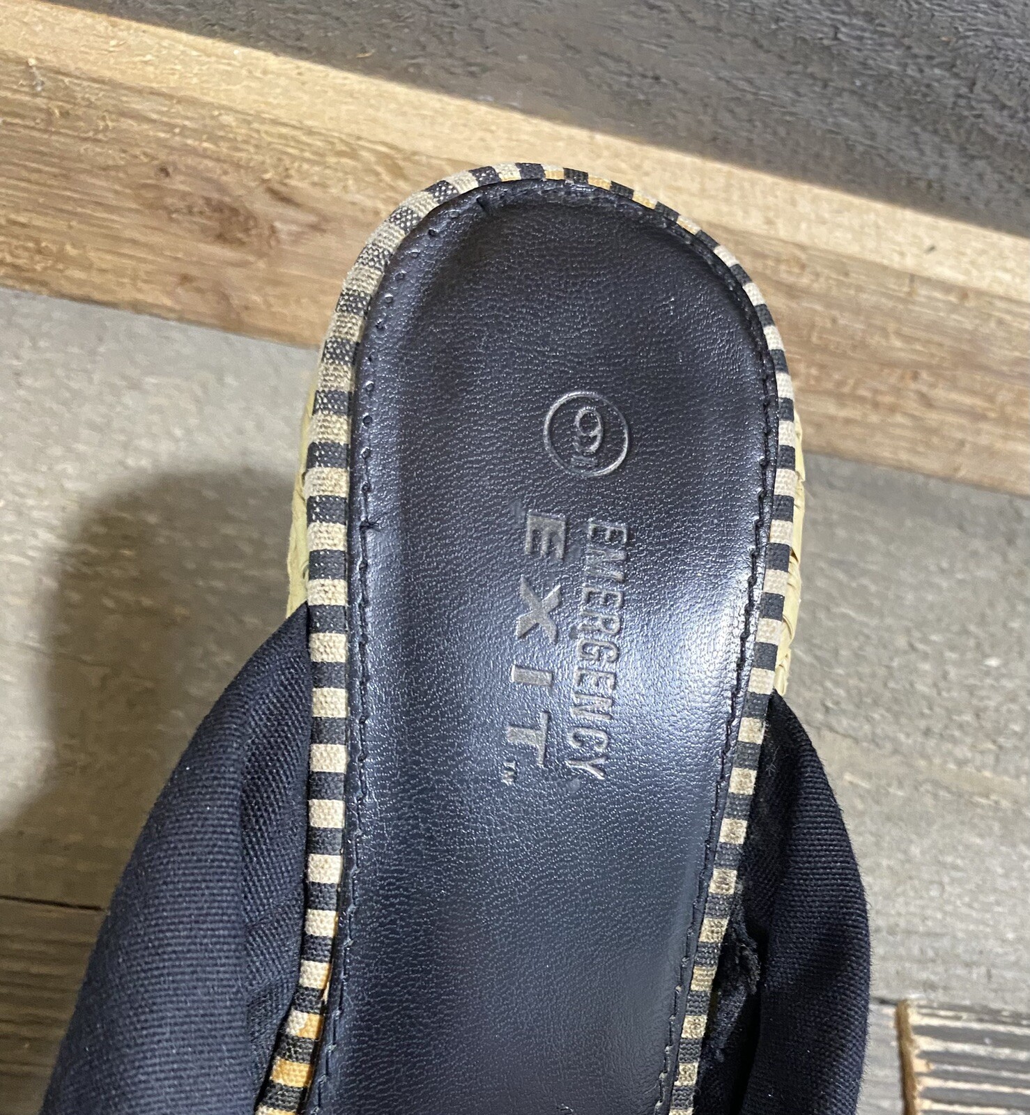 Emergency Exit Rattan Wedge Heel Sandals Women’s Size… - Gem