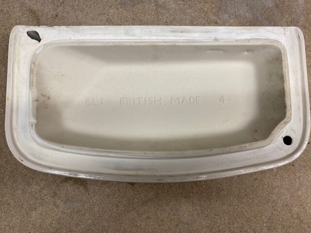 Fordham Derwent , Cistern Lid only in Soft Cream, CODE NO: BL1 | eBay UK