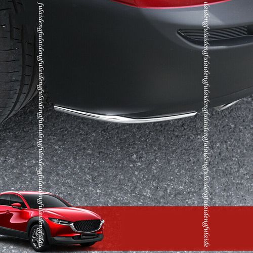 For Mazda CX-30 2020-2022 Stainless Front & Rear Bumper Lip Spoiler ...