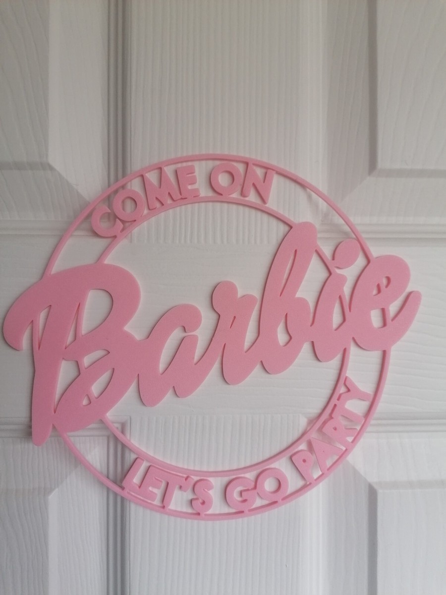 Barbie Party Sign 36” Barbie Sign Party Prop Decorations | EBay