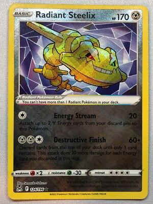 Pokemon Lost Origin Radiant Steelix 124/196 NM/M | eBay