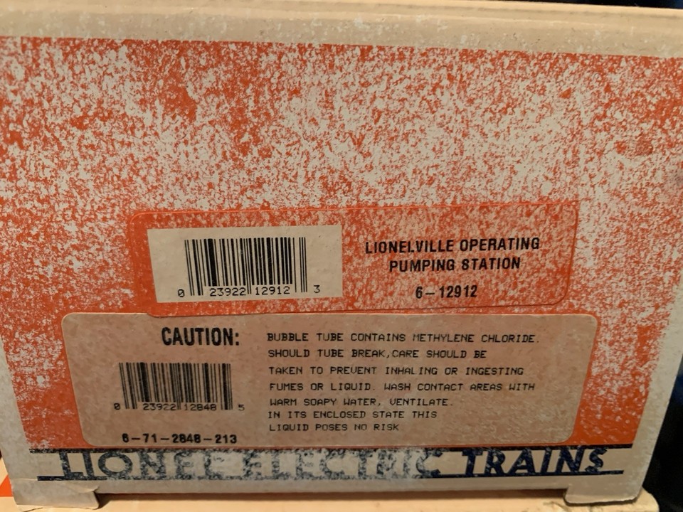 LIONEL OIL PUMPING STATION 6-12912! O GAUGE OPERATING ACCESSORY FOR ...