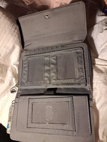 SAFE KEEPER WOMEN’S WALLET FLORAL RFID PROTECTION SLOTS: ID CASH, CC ...