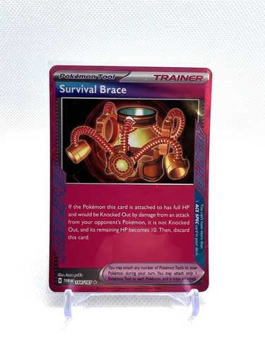 Survival Brace 164/167 Twilight Masquerade Ace Spec Pokemon Trainer ...