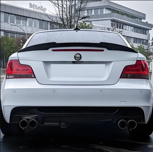 Rear Trunk Lip Spoiler For 08-13 BMW E82 Coupe 128i 135i M Performance ...