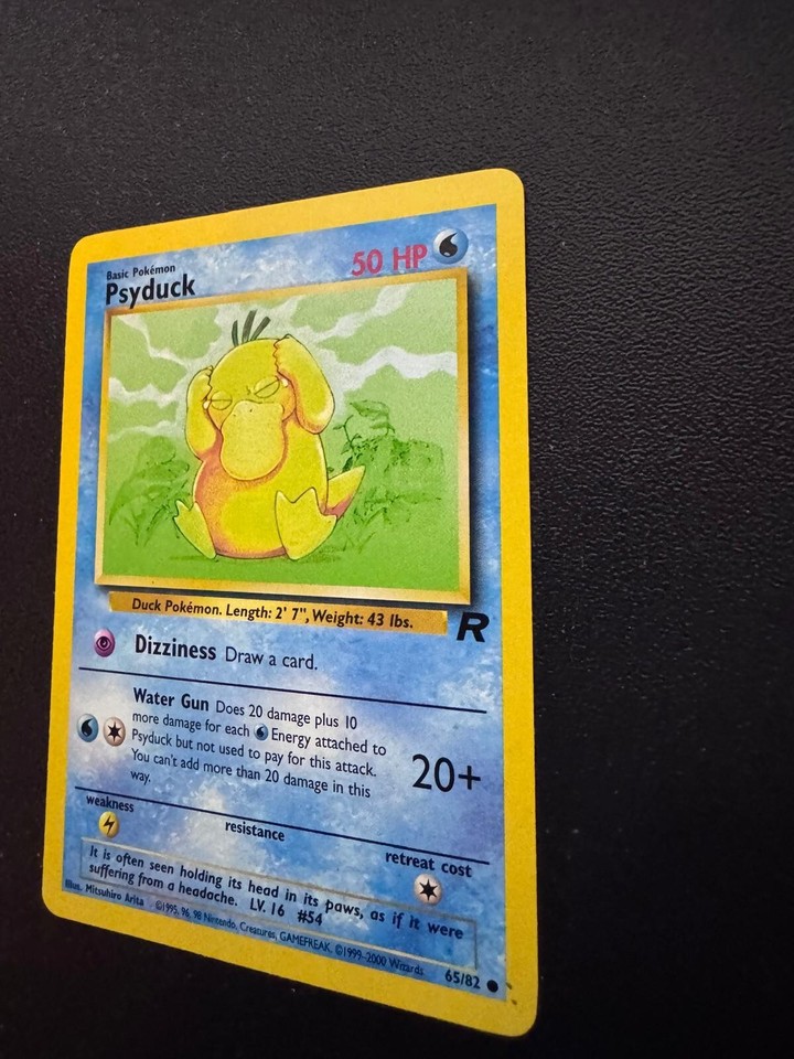 Pokemon TCG Psyduck Classic - Team Rocket #65 Basic/Common NM | eBay