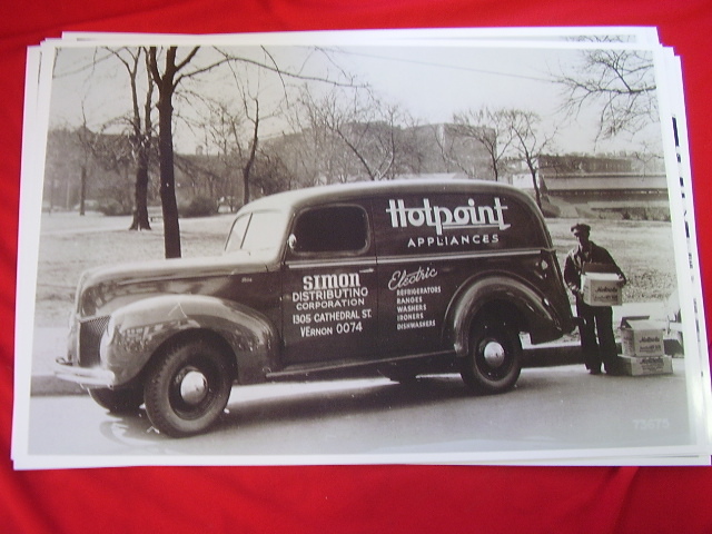 1940 FORD PANEL TRUCK HOTPOINT DEALER 11 X 17 PHOTO / PICTURE | eBay