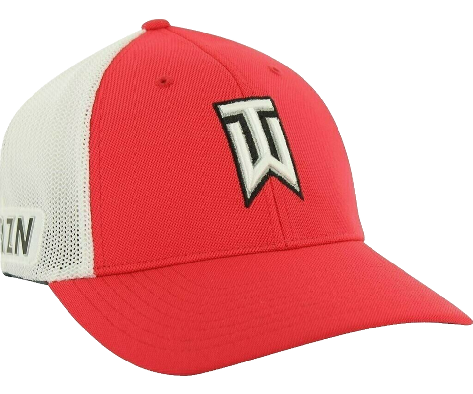 NEW! NIKE [L/XL] Adult Tiger Woods VRS-RZN MESH Golf Cap-Red/White ...