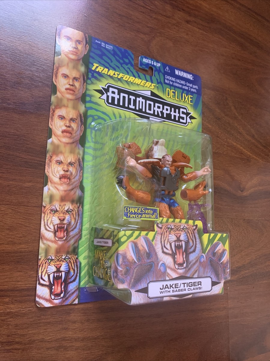 Jouets Animorphs Tigre New VTG 1998 Hasbro Transformers Deluxe