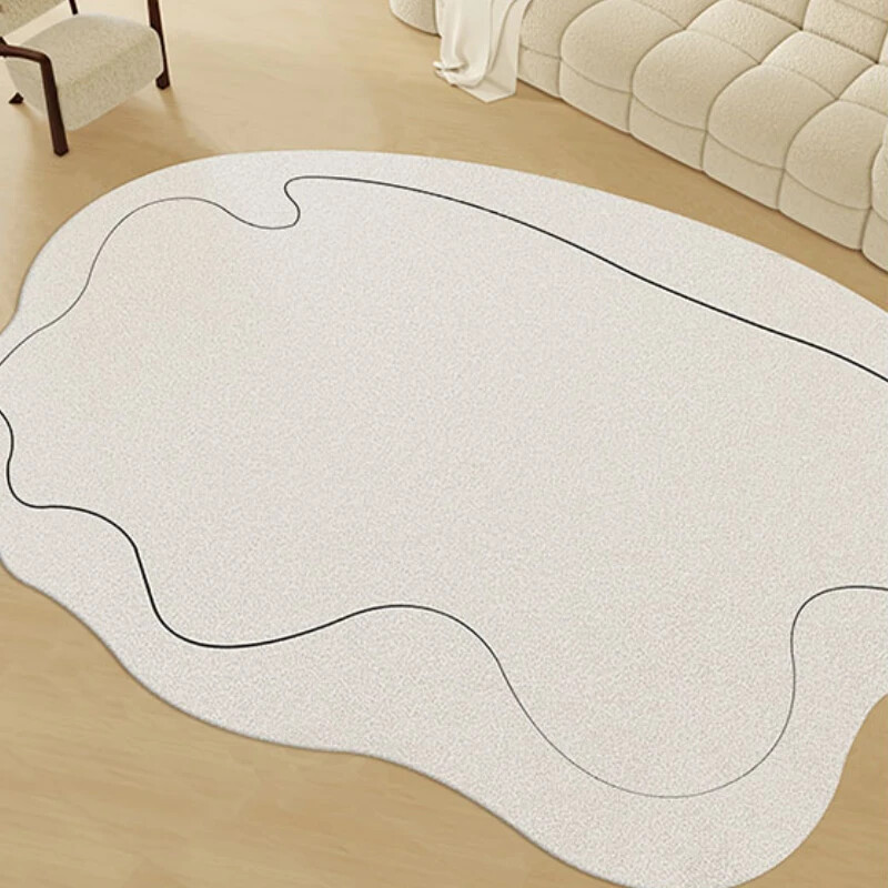 Irregular Shape Carpets Area Rugs Floor Mats for Bedroom Living Room ...