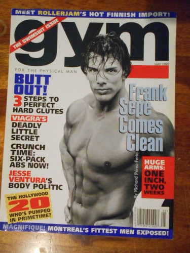 GYM bodybuilding muscle fitness workout magazine FRANK SEPE 5-99 | eBay