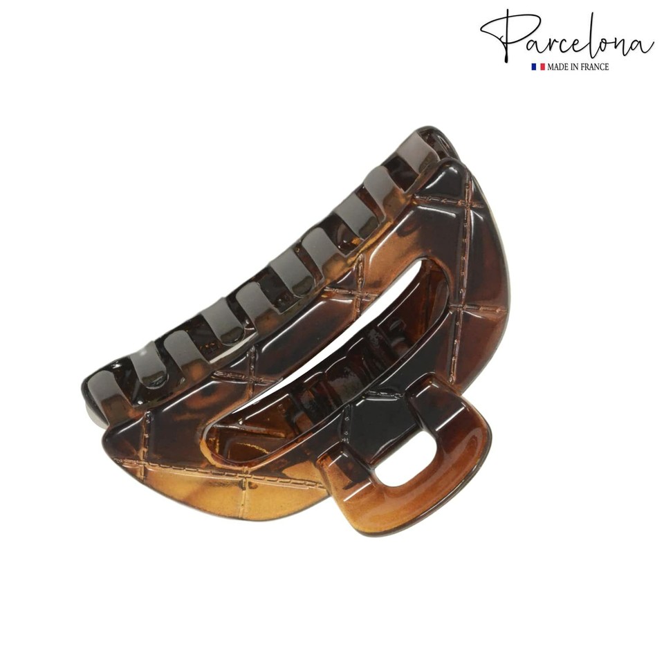 Parcelona French Elite Medium Covered Spring Tortoise Shell Jaw Hair ...