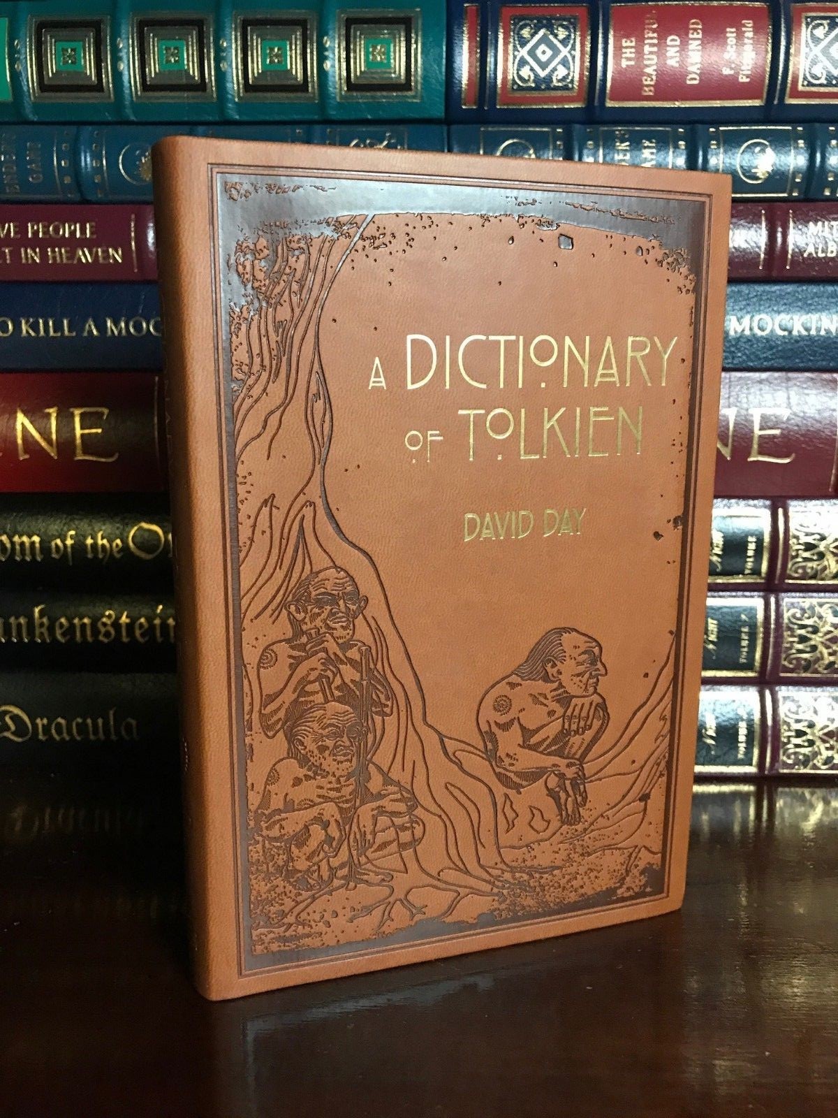 A Dictionary of Tolkien by David Day Deluxe Soft Leather Feel Lord ...