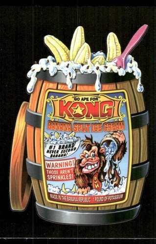 Donkey Kong Bananas 2017 Topps Wacky Packages Sticker Card #1 (NM) | eBay