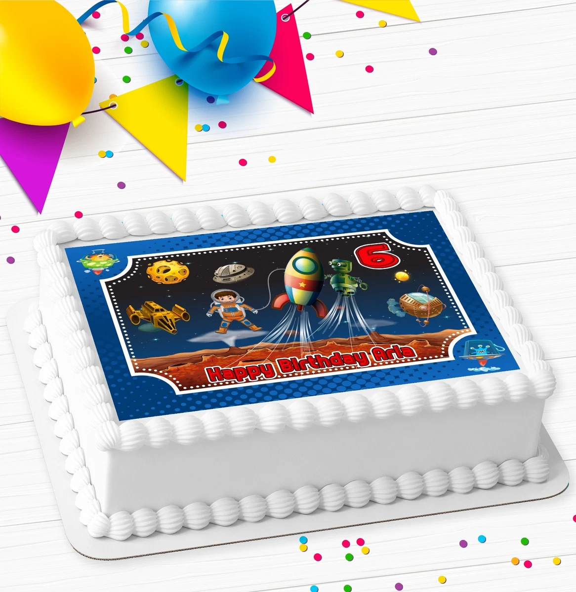 Space Shuttle Cake Decorations