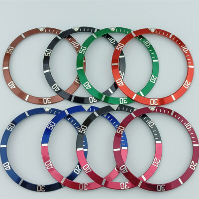 36.5*30.8mm Vintage Aluminum Alloy Slope Green Luminous Colorful Watch ...