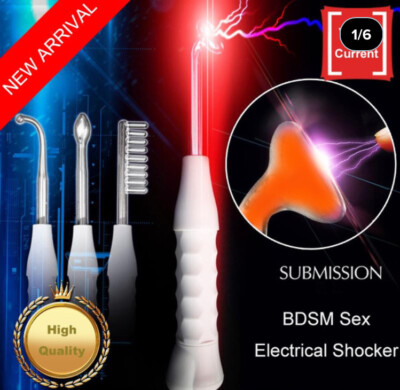 Bondage kit restraint BDSM Fetish red electric Shock violet wand ...