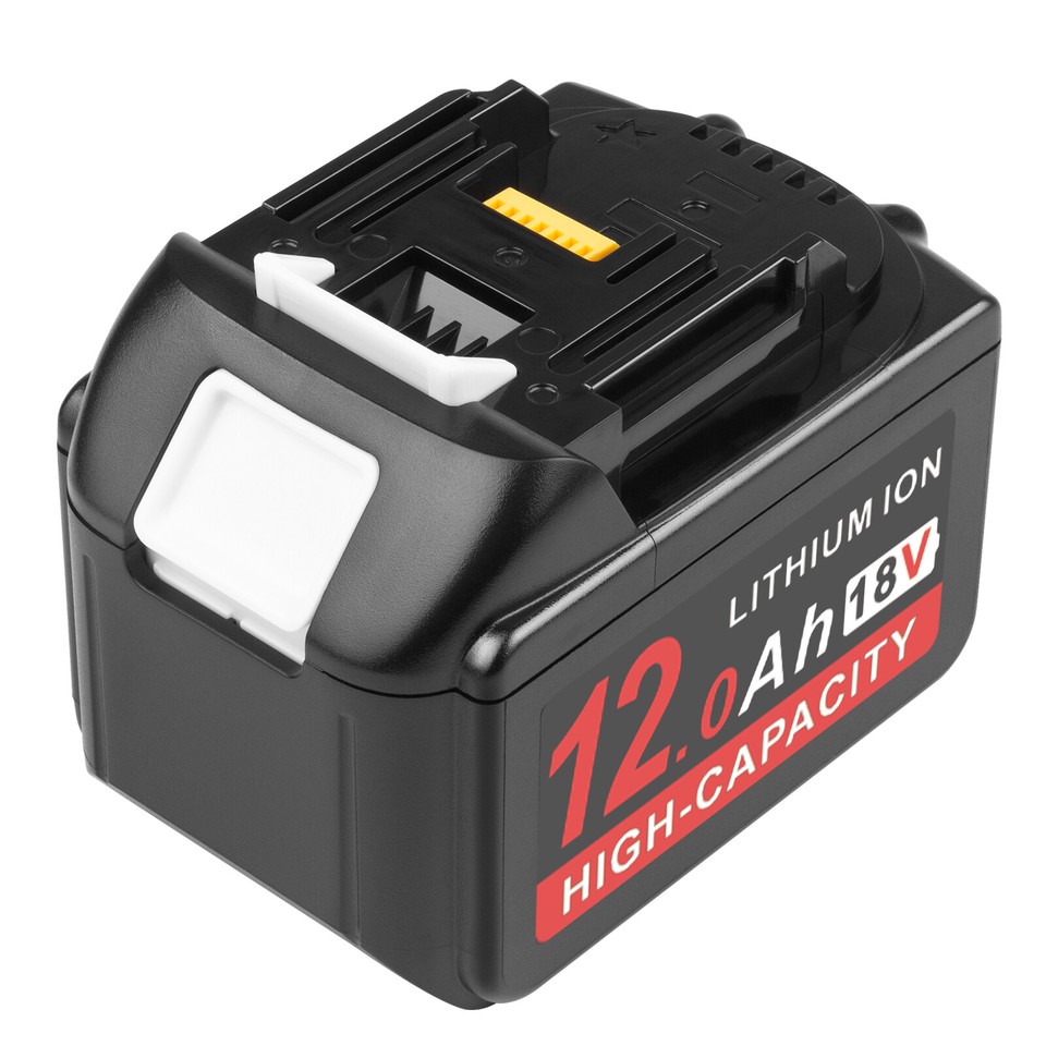 12Ah For Makita 18V Li-Ion Battery BL1860B BL1890B BL1830 BL1850 BL1840 ...