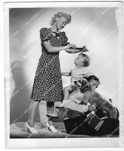 o20491 1939 orig photo Larry Simms, Arthur Lake, Penny Singleton & Daisy the do | eBay