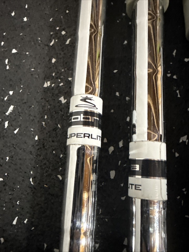 Cobra F-Max Superlite 5-PW, GW Iron Set Steel Stiff Flex +1/2" RH 7479 ...