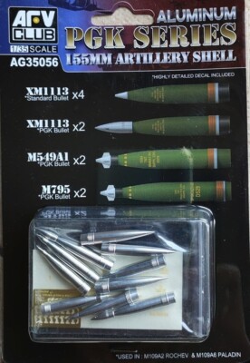 1/35 AFV Club 155mm Ammunition PKG series Artillery shell #AG35056 | eBay