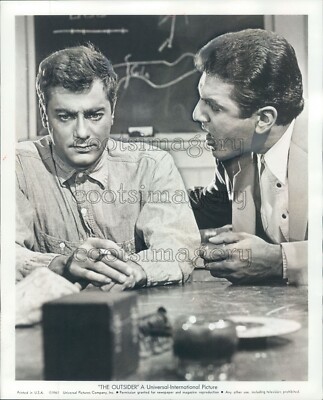 1962 Press Photo Tony Curtis as Native American Ira Hayes The Outsider ...