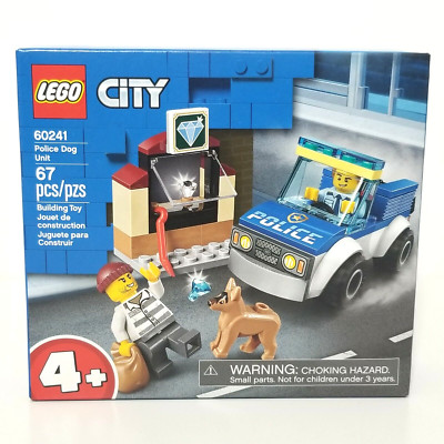 Lego City 60241 Police Dog K9 Unit 67 pcs Brick Building Kit NEW ...