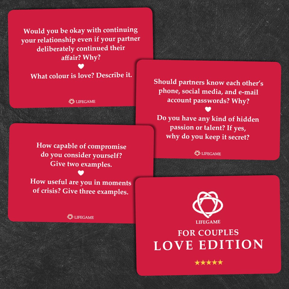 LOVE EDITION CONVERSATION CARDS FOR COUPLES | eBay