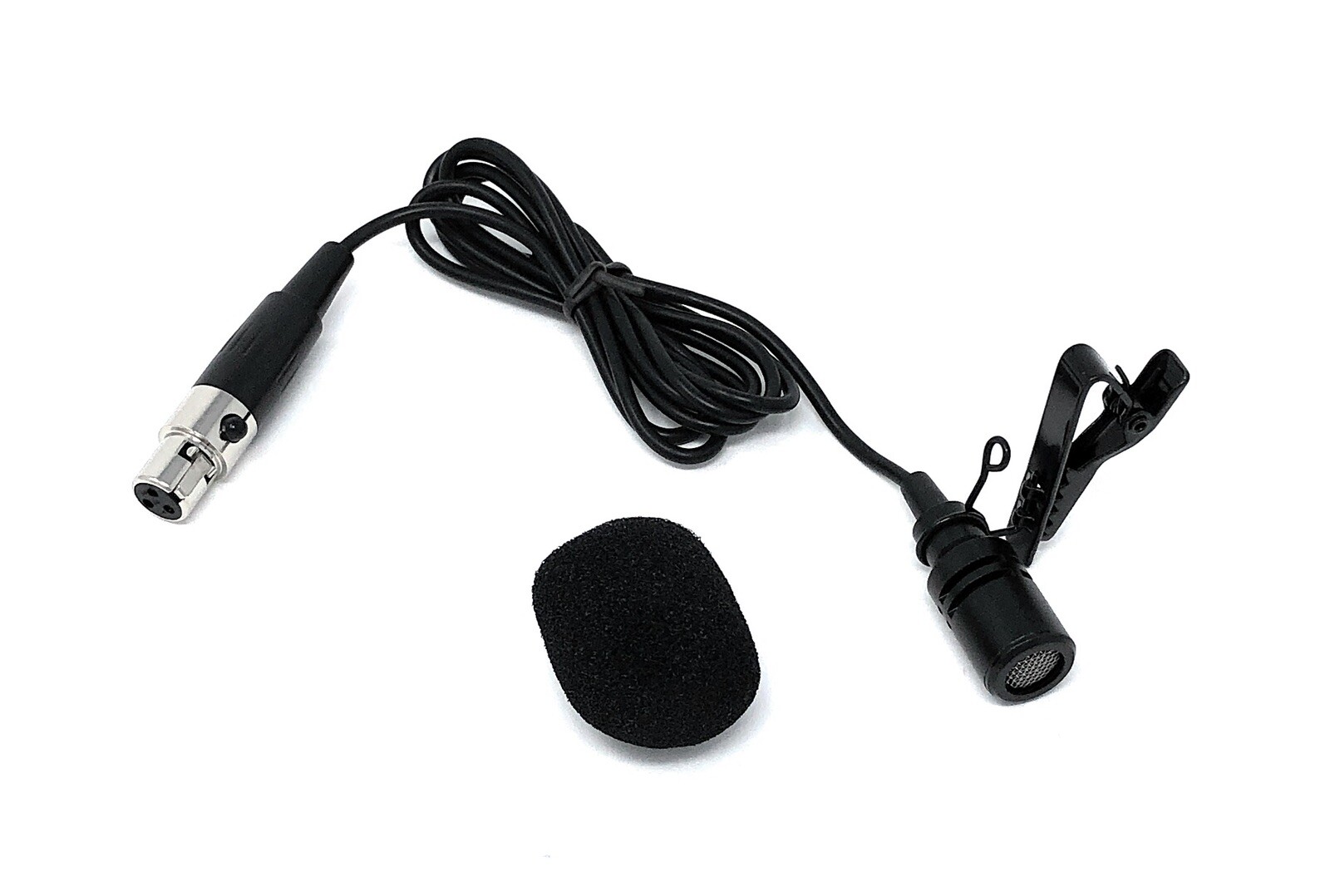 Lavalier Lapel Mic for AKG/Samson Wireless Bodypack Transmitters Black ...