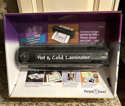 Laminating - Purple Cows