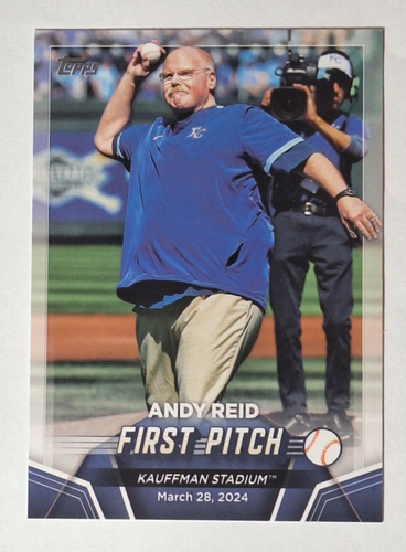 2024 Topps Update Series - First Pitch #FP-6 Andy Reid | eBay