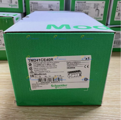 Schneider Electric TM241CE40R Modicon M241, Relay Outputs, Ethernet ...