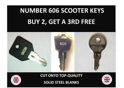 606 KEYS FOR RASCAL LITEWAY 600 VEGAS ROMA PARTNER 309LE 329LE MOBILITY ...