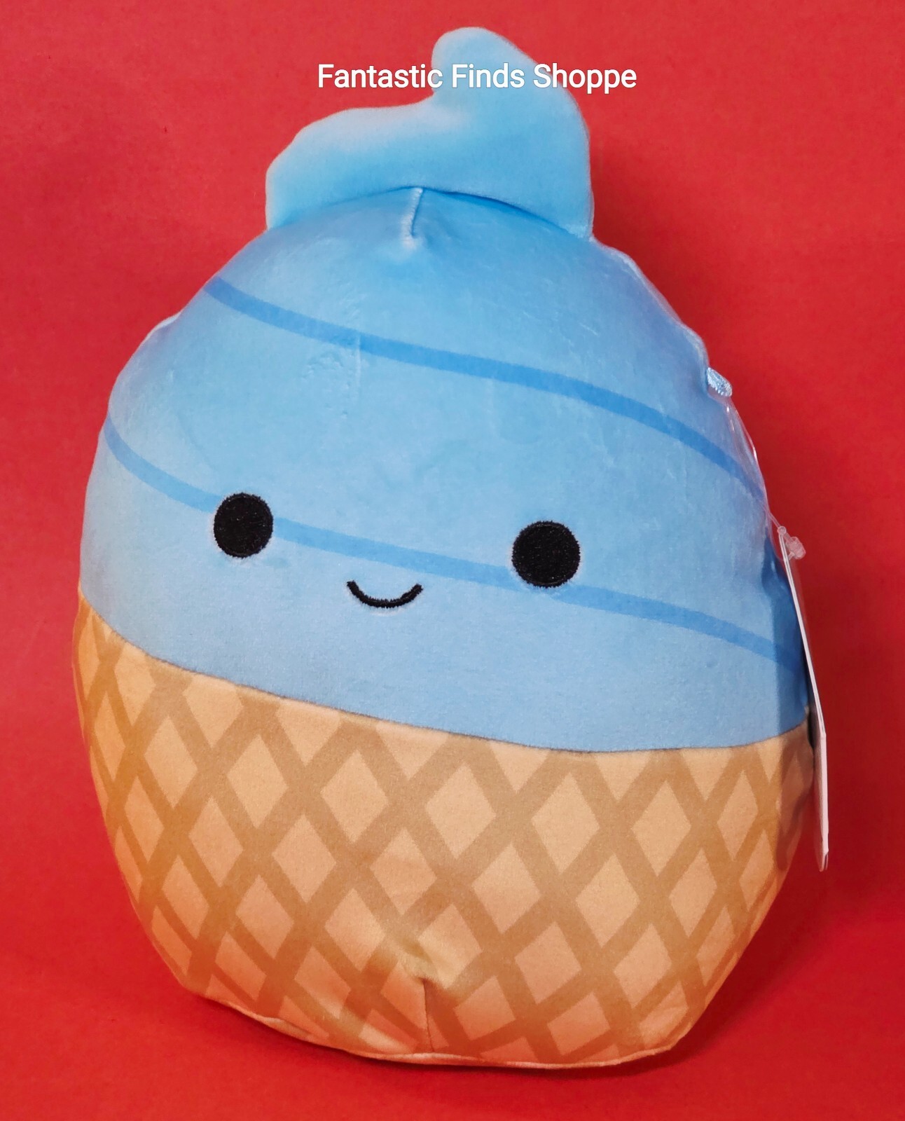 Squishmallows Huck L. Berry the Blue Waffle 8" NWT Kings Island Check ...