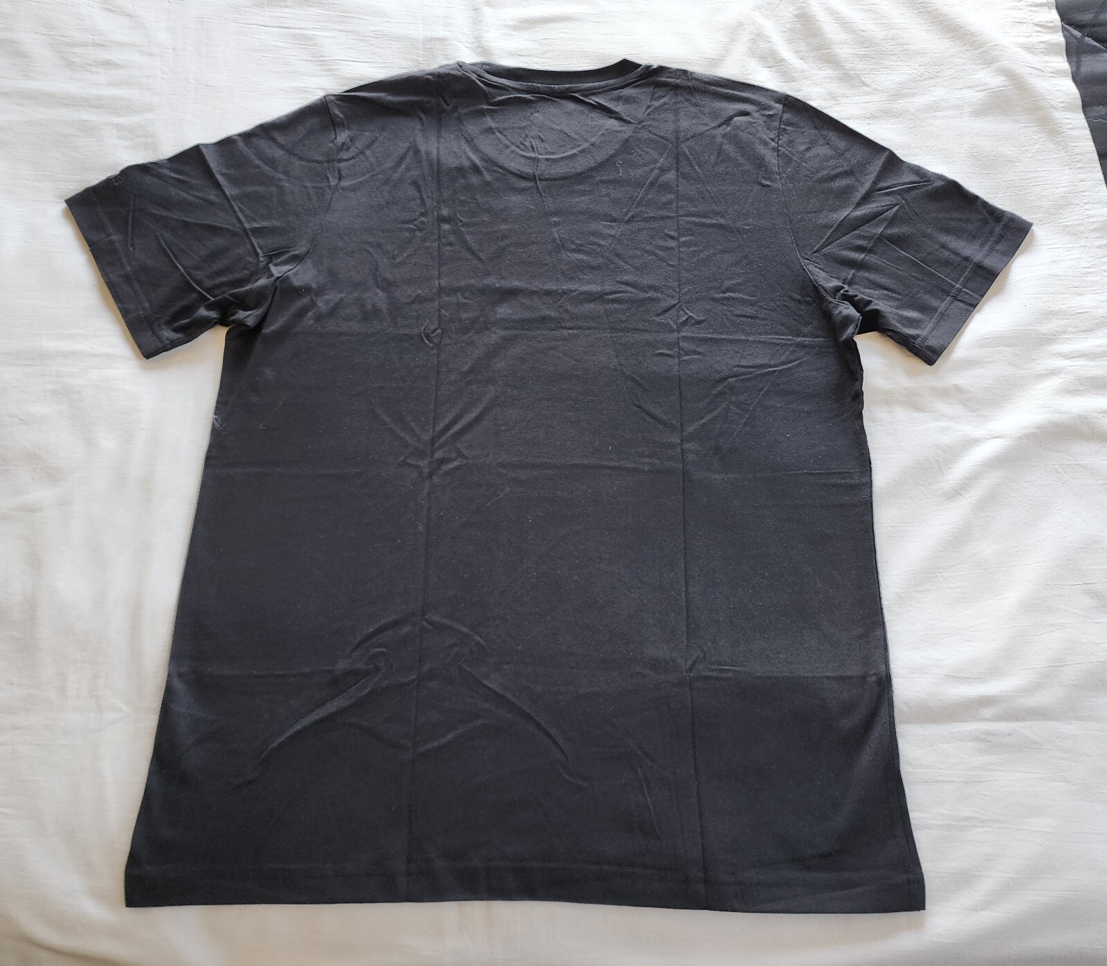 Adidas GL0057 Mens Black Essentials Linear Logo Short Sleeve T Shirt ...