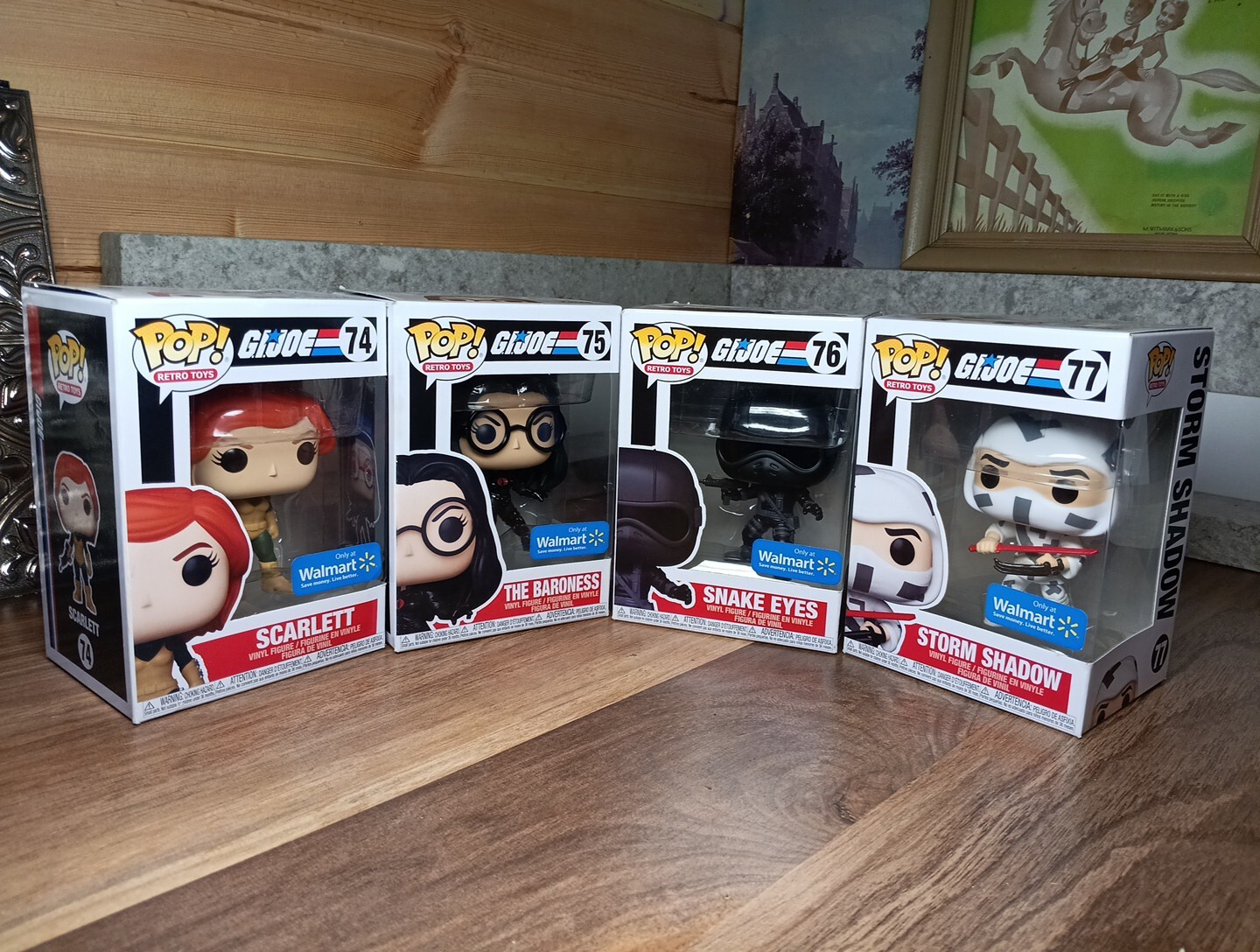 Complete Set GI Joe Funko Pop Walmart Exclusive Retro Toys Vintage ...